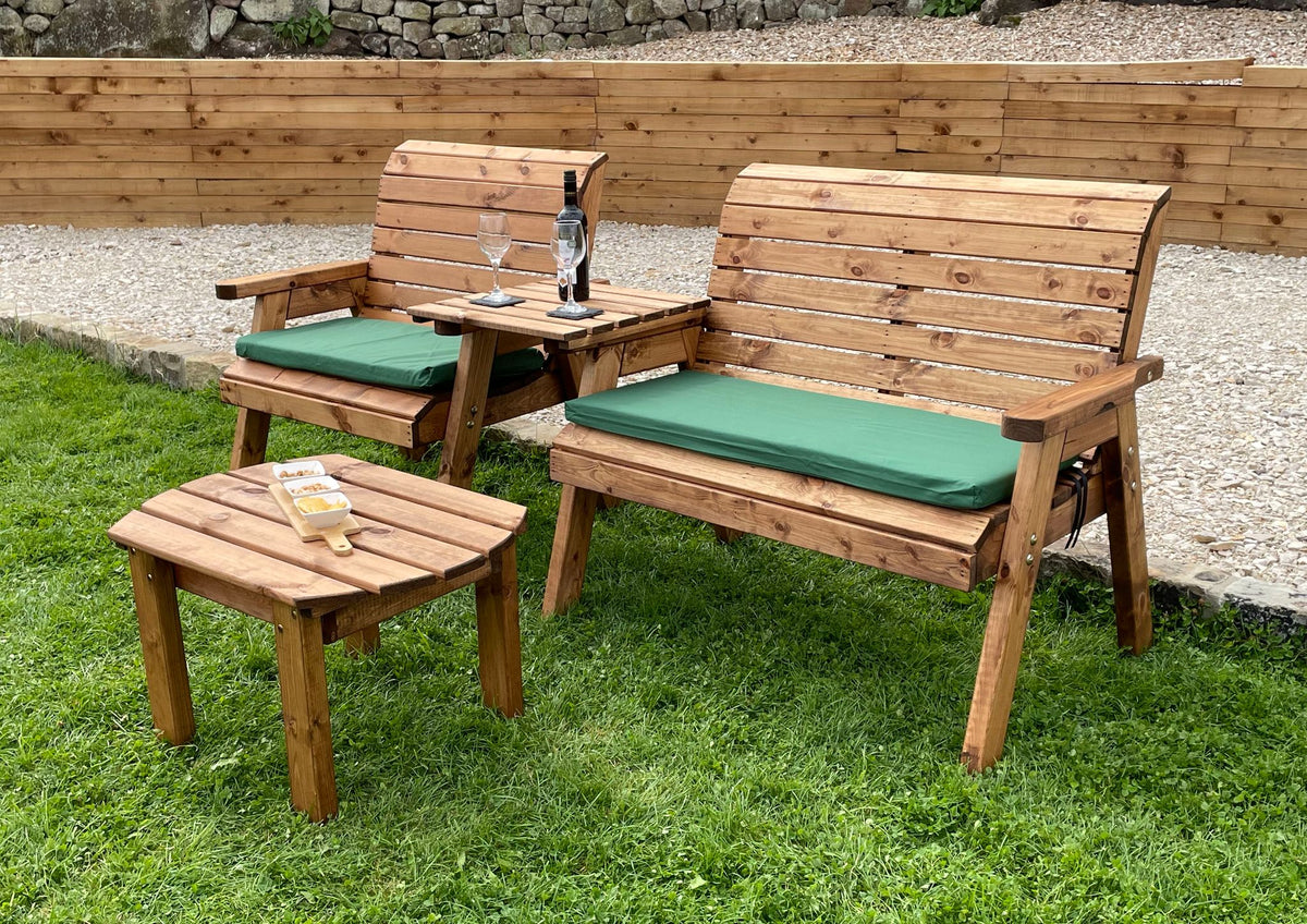 HB253 - Grand Three Seater Straight Companion Set With Coffee Table ...