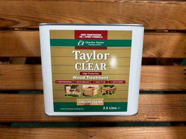 HB281 - 2.5L Taylor Clear Wood Treatment – Charles Taylor Trading Ltd