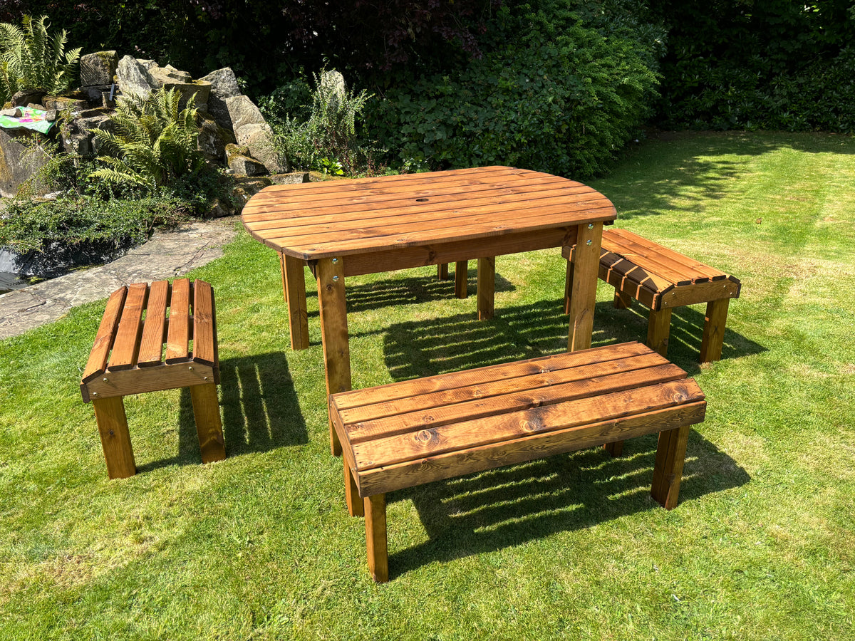 HB297 - Knights Six Seater Rectangular Table Set – Charles Taylor ...