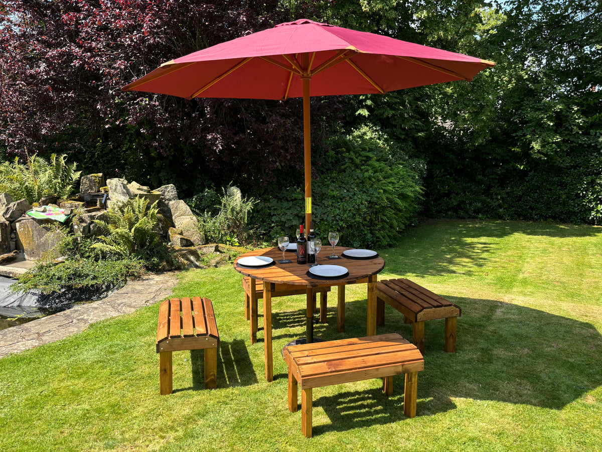 HB298 - Knights Four Seat Round Table Set – Charles Taylor Trading Ltd