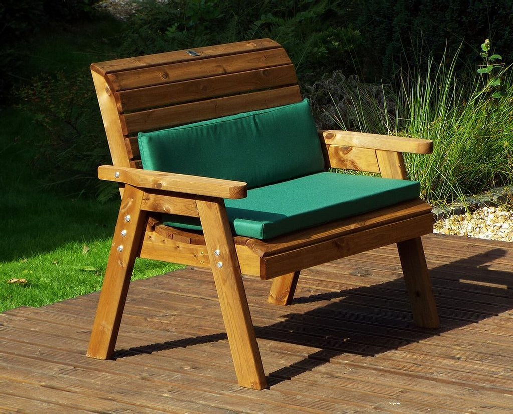 HB34BGB - Two Seater Bench Back Support Cushion (Green , Grey or Burgu ...